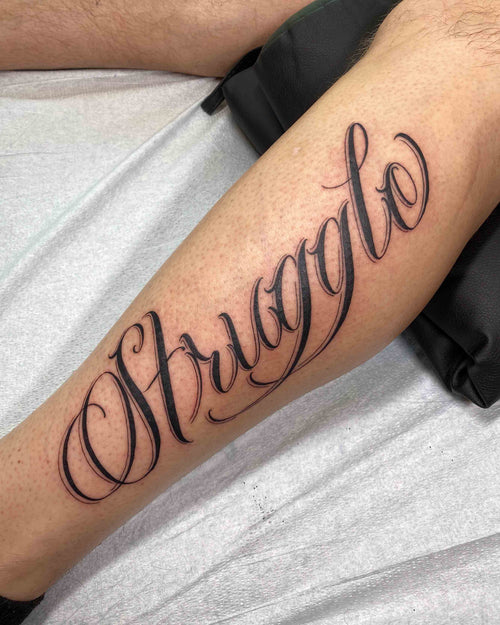 Script Tattoos | 46 Tattoo Toronto